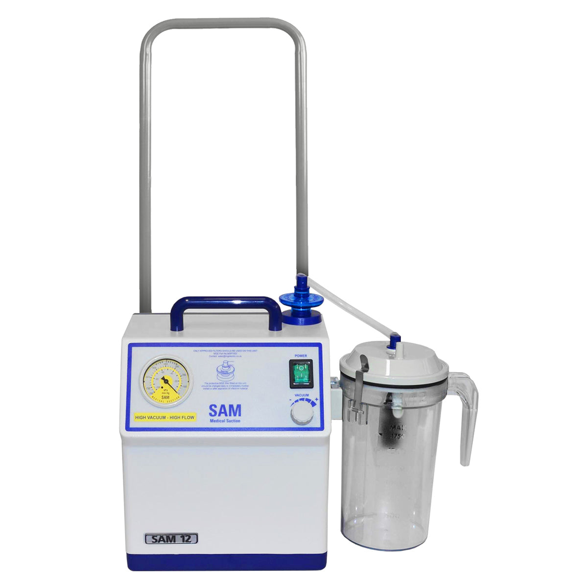 MGE SAM 12 Suction Machine Mobile – Nebulisers Direct